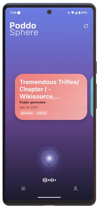 Poddo — Turn reads into listens
